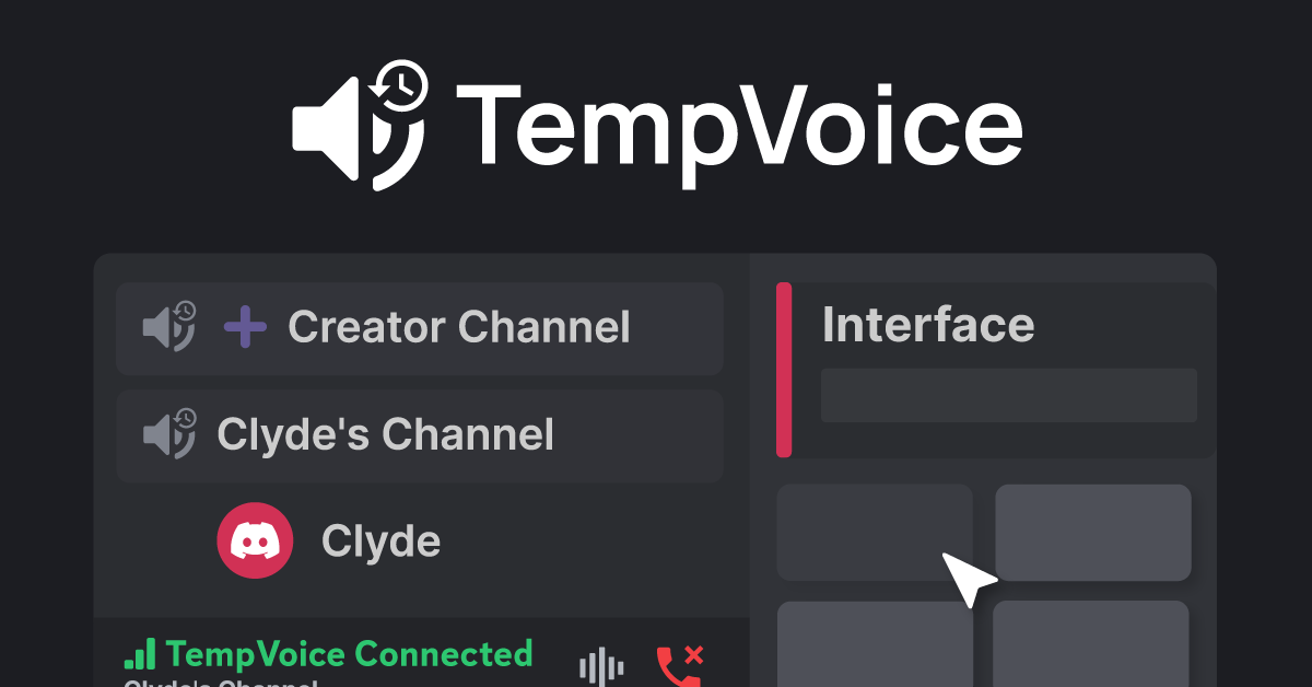 TempVoice | Temporary Voice Channels on Discord